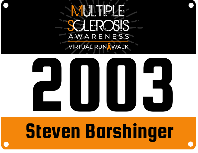 Digital Bib for Multiple Sclerosis Awareness Run/Walk